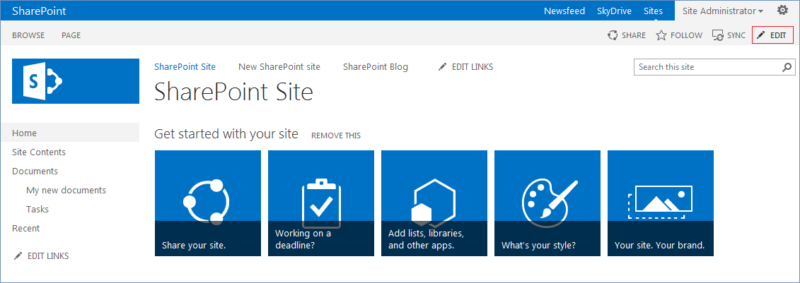 How To Add A Web Part To A SharePoint 2013 Site Knowledgebase 