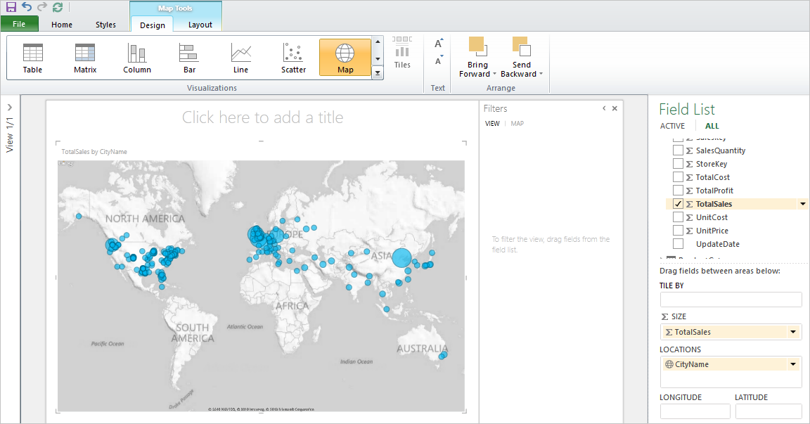 How To Create A Power View Map Sharepoint 2013 Business Intelligence Site Knowledgebase 